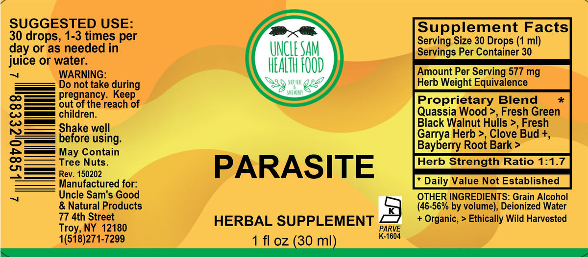 Parasite Liquid – Uncle Sam’s Health Food